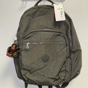 Kipling | Bags | Kipling Seoul Large Backpack Field Green W Laptop ...